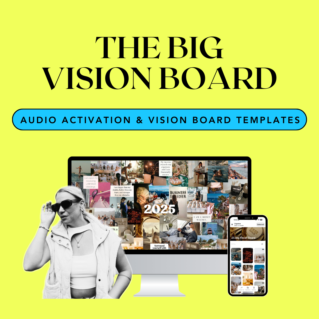 Big Vision Board Templates & Audio Activation — The Expansion Mentor
