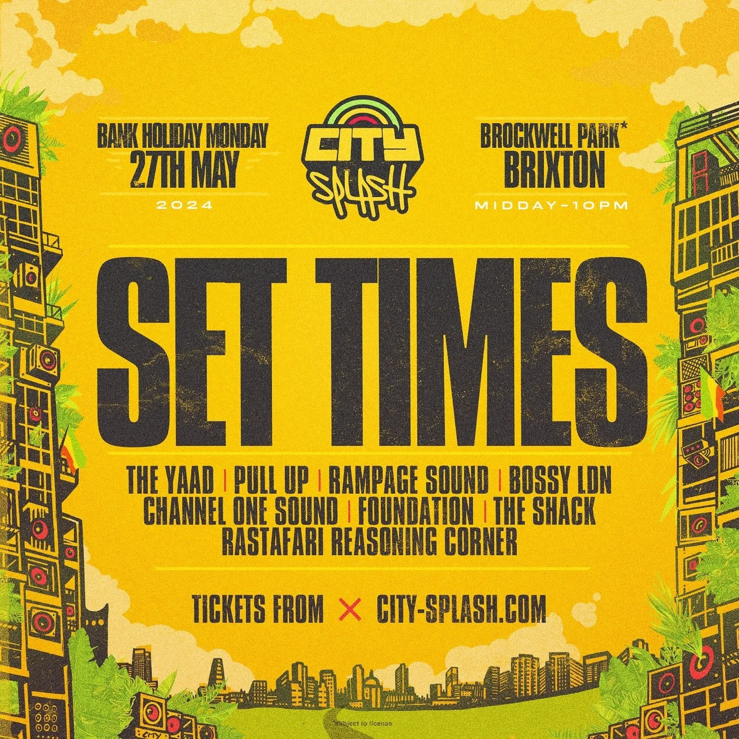 Reggae, Dancehall & Afrobeats Festival | City Splash