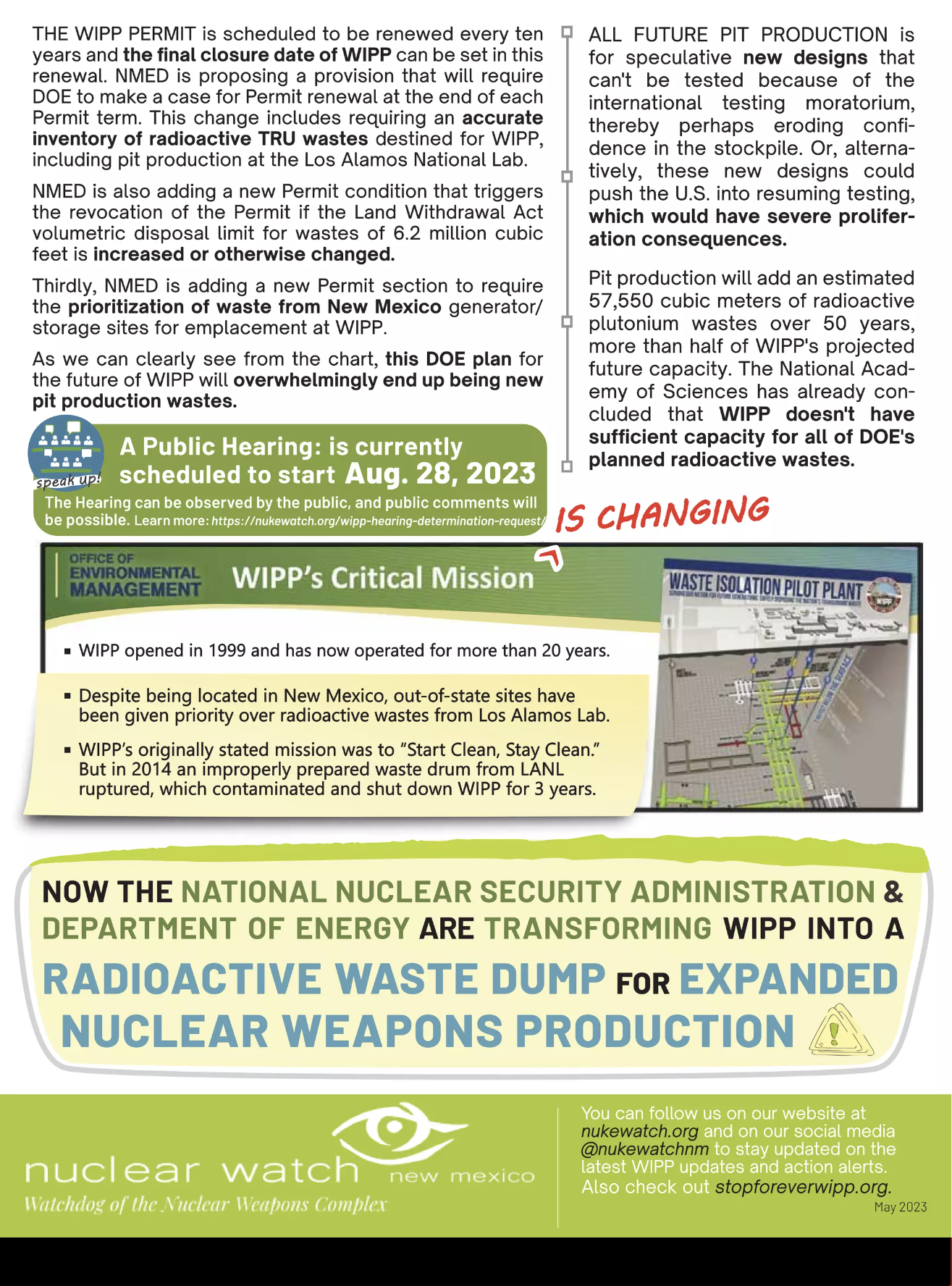 New Page — Stop Forever WIPP