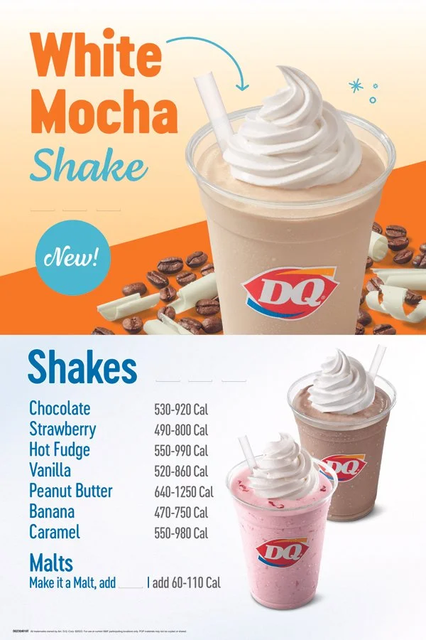Menu — Cranberry Dairy Queen