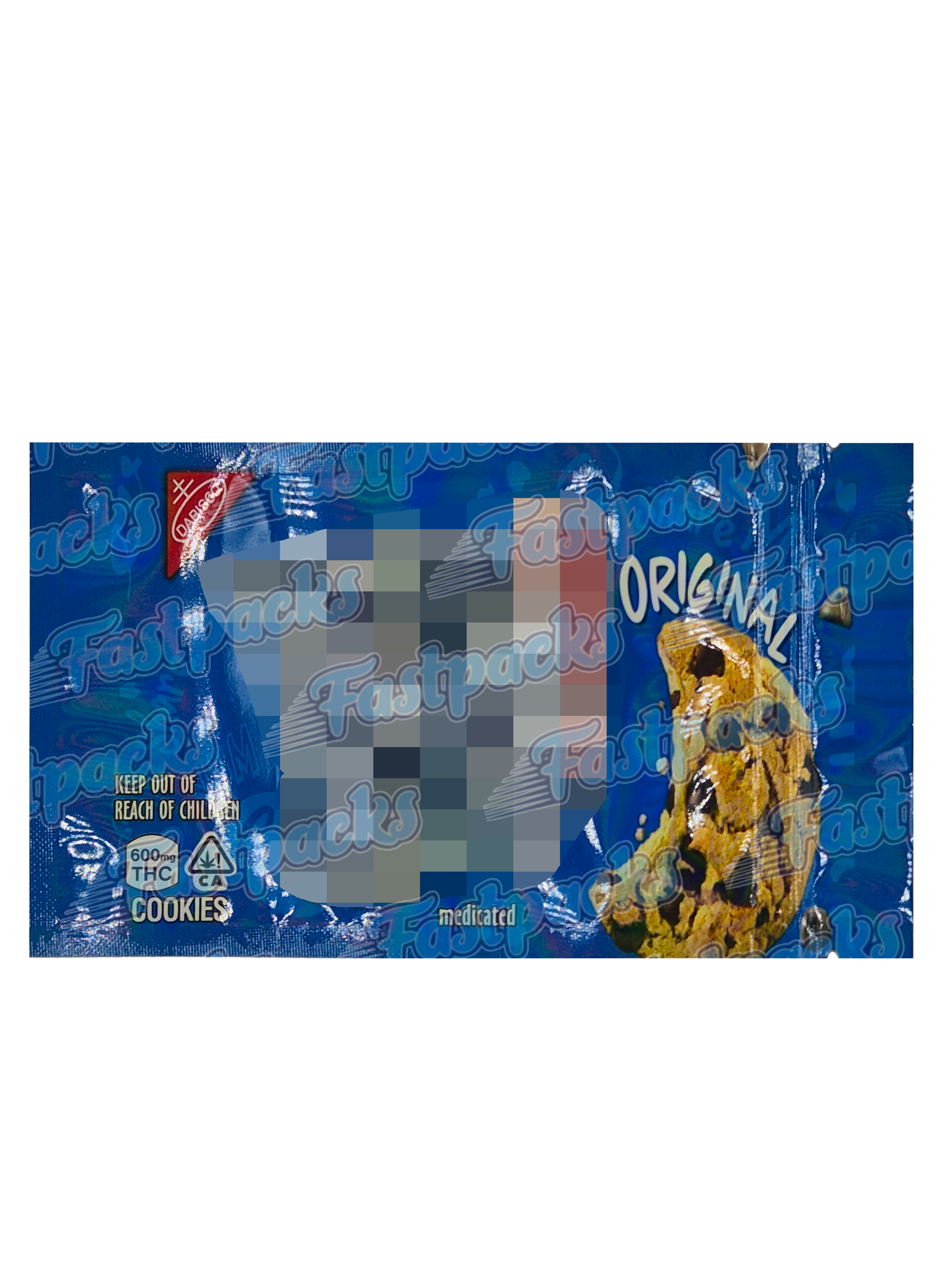 T.A Medicated Cookies ~ Original ~ 600MG Mylar Bag (2025) — Fastpacks