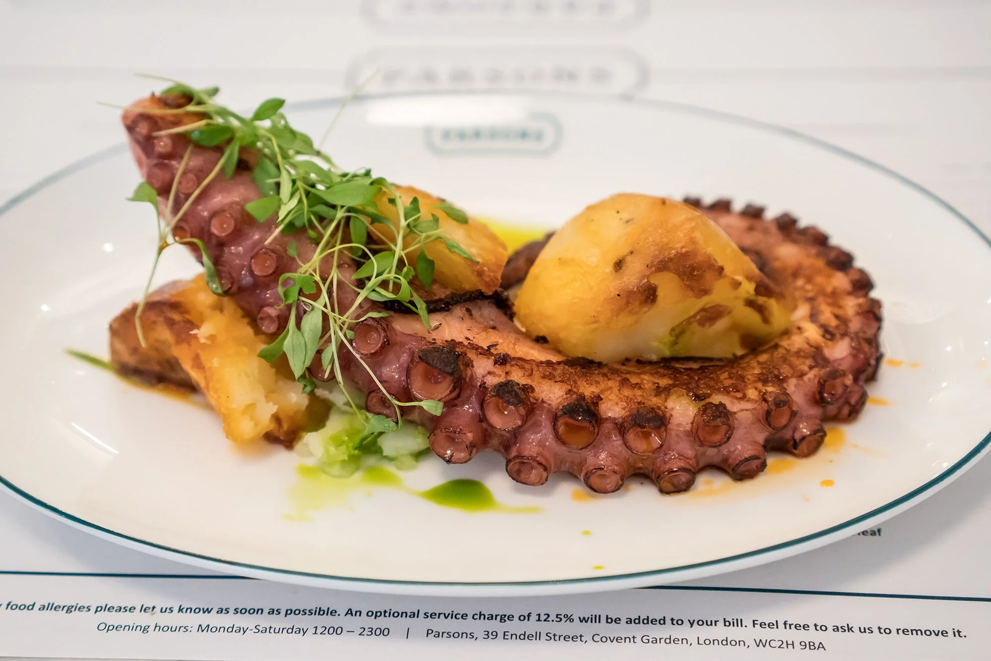 Parsons | Seafood restaurant, Covent Garden