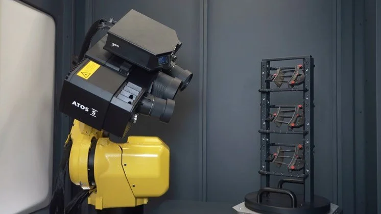 Inspección de paletas guía de boquillas (NGV) — A3DTEC