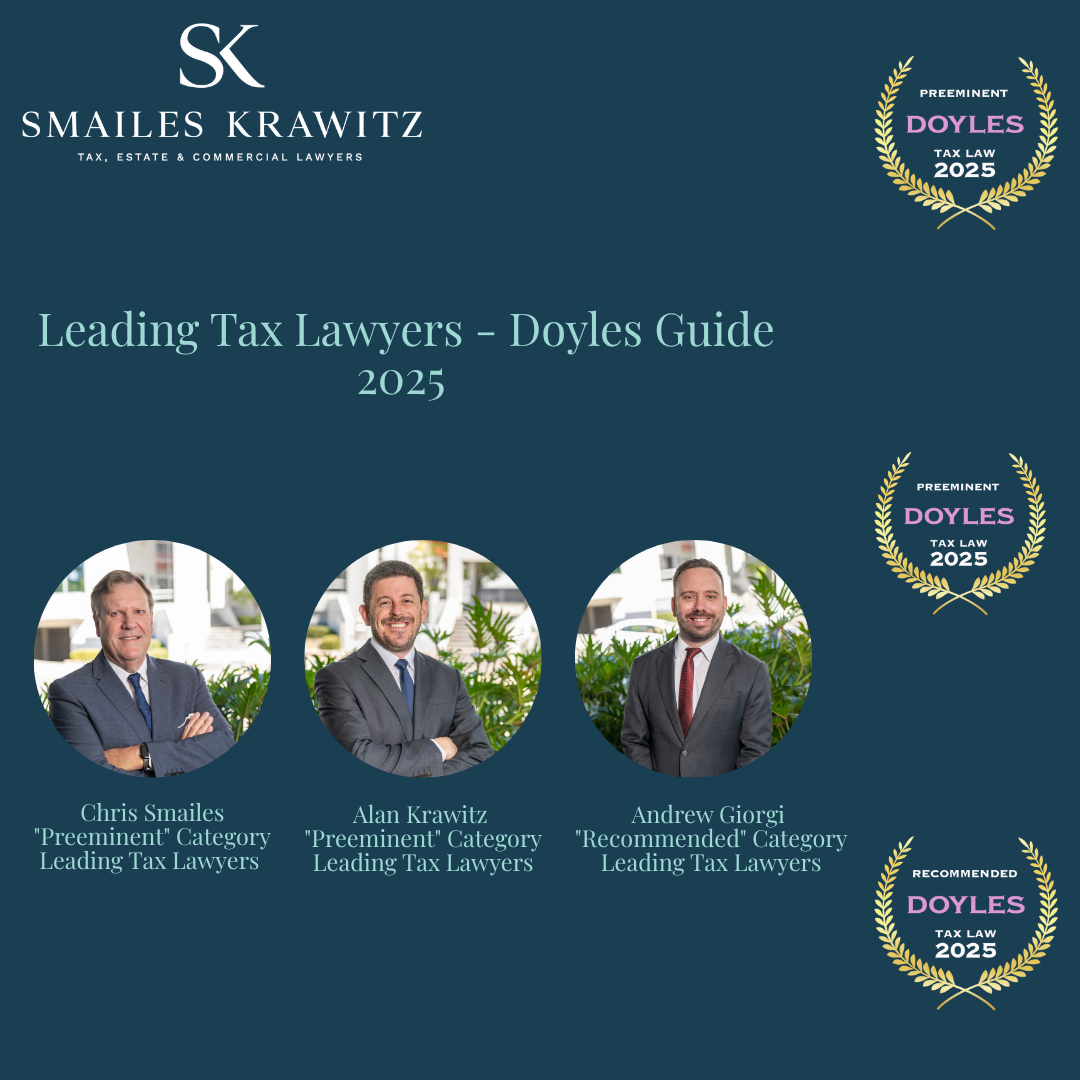 Tax, Trust and Estate Law Insights — Smailes Krawitz Tax, Trust ...