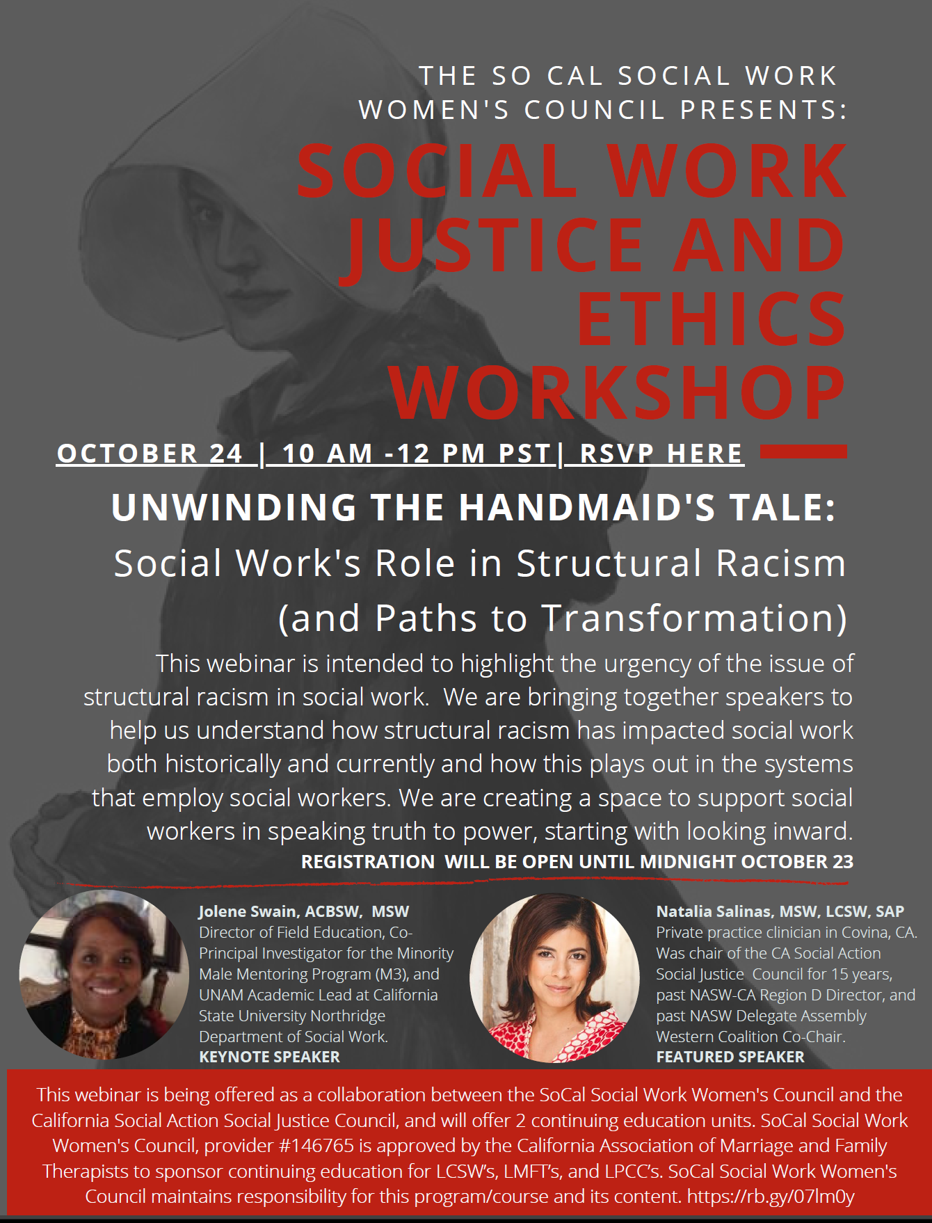 Law And Ethics Workshops SoCal Social Work Women s Council