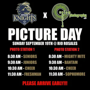 OXNARD KNIGHTS FOOTBALL AND CHEER PICTURE DAY — Oxnard Knights Football