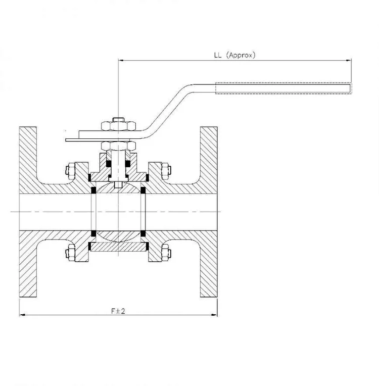 SANT Cast Iron Ball Valve Flanged: ISI Approved and Reliable Flow ...