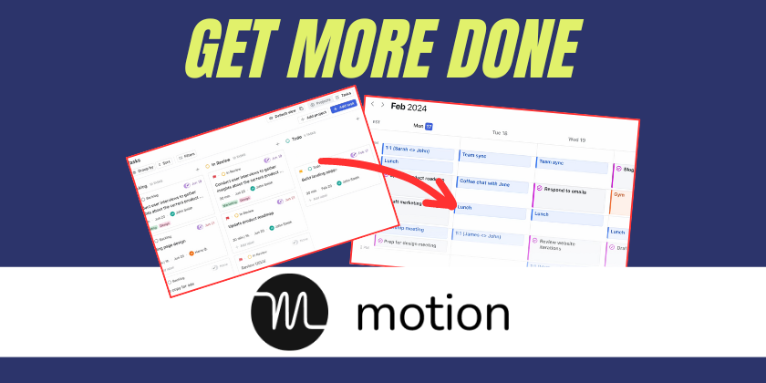 Motion AI Calendar App Review The Best Productivity App 2024 — Better ...