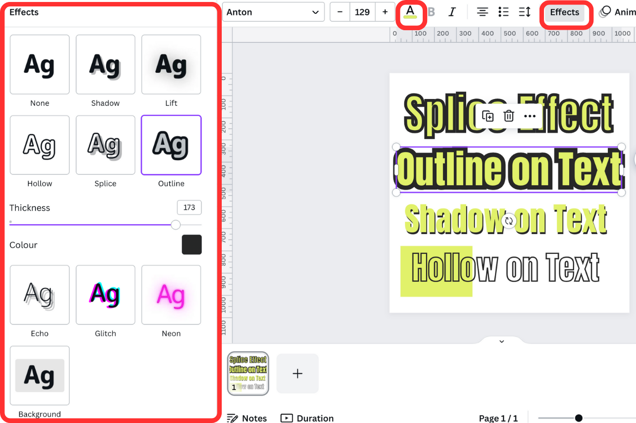Add an Outline to an Image and Text in Canva — Better Content Creators ...