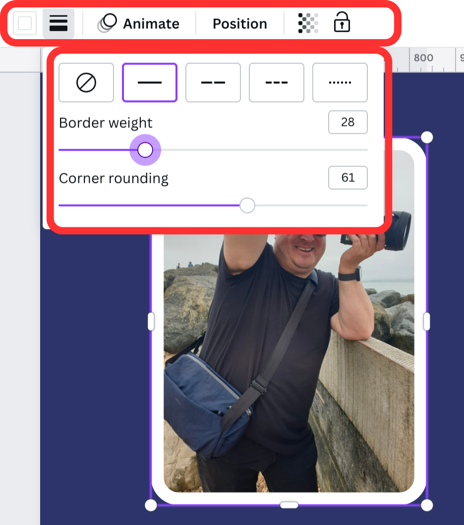 Add an Outline to an Image and Text in Canva — Better Content Creators ...