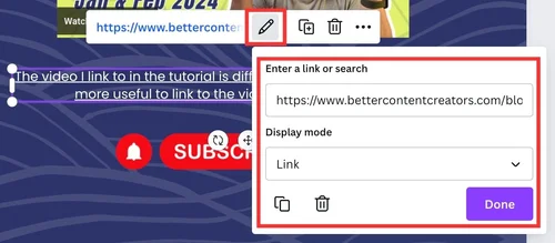 Create a Clickable Embed Link to a YouTube Video Using Canva — Better ...