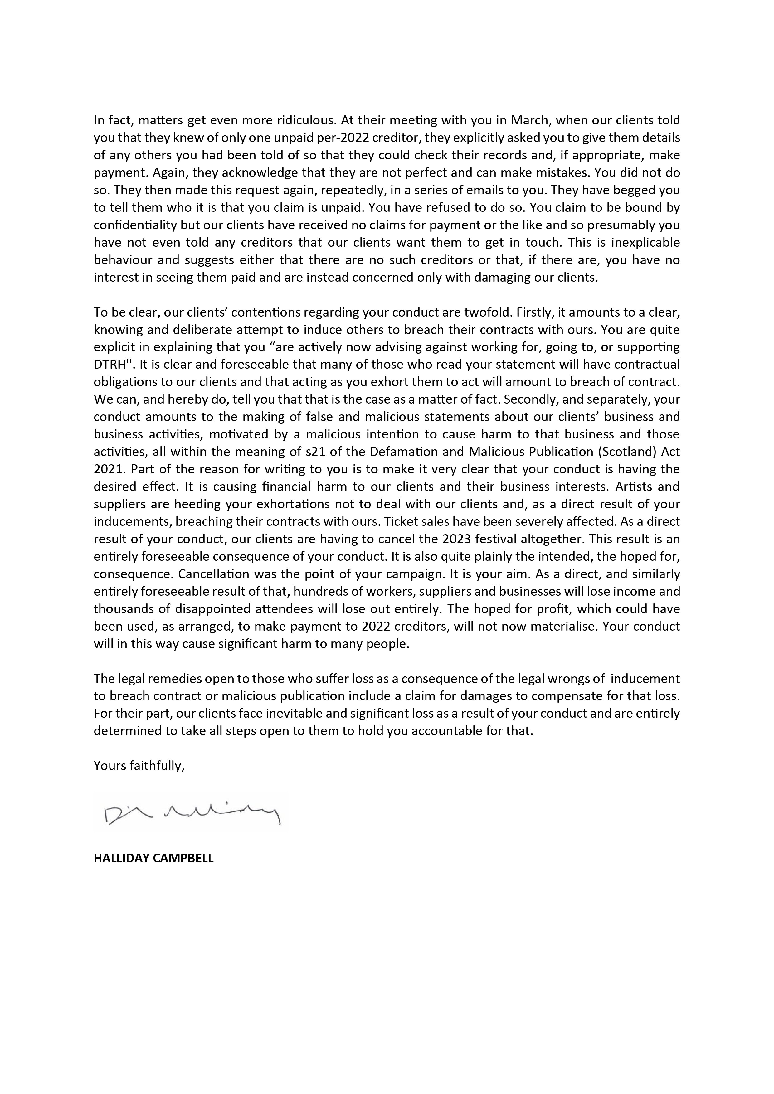 ANNOUNCEMENT — DOUNE THE RABBIT HOLE FESTIVAL