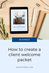 How to Create a Client Welcome Packet