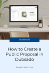 How to Create a Public Proposal in Dubsado