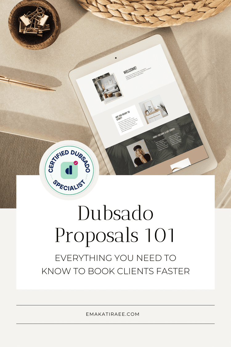 Dubsado Proposals 101: Build Proposals That Book Clients