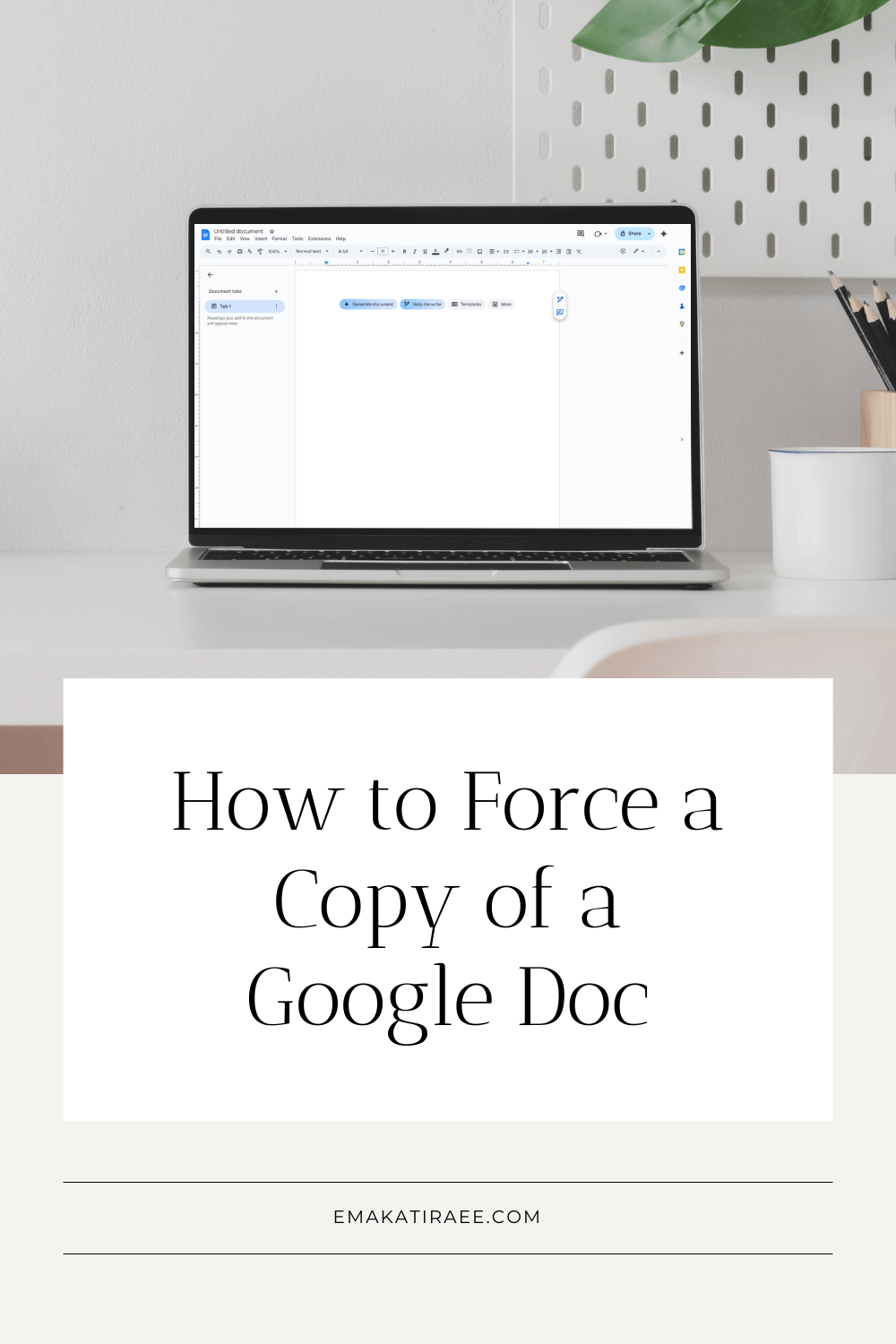 How to Force a Copy of a Google Doc