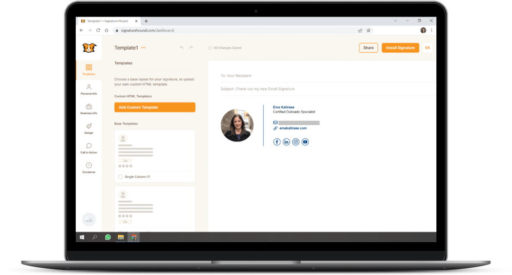 How to Create a Professional Email Signature