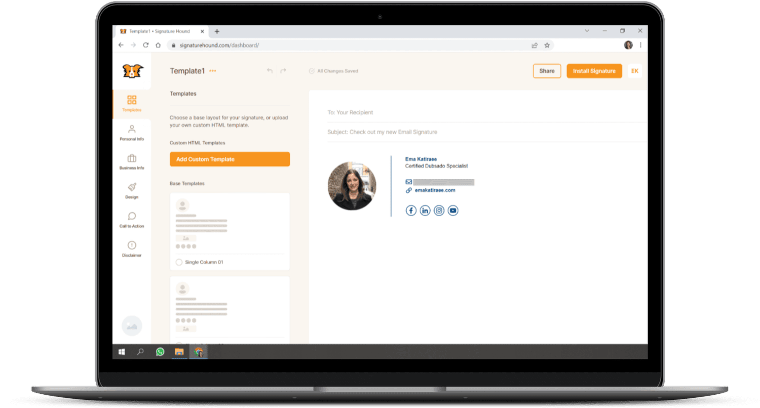 How to Create a Professional Email Signature