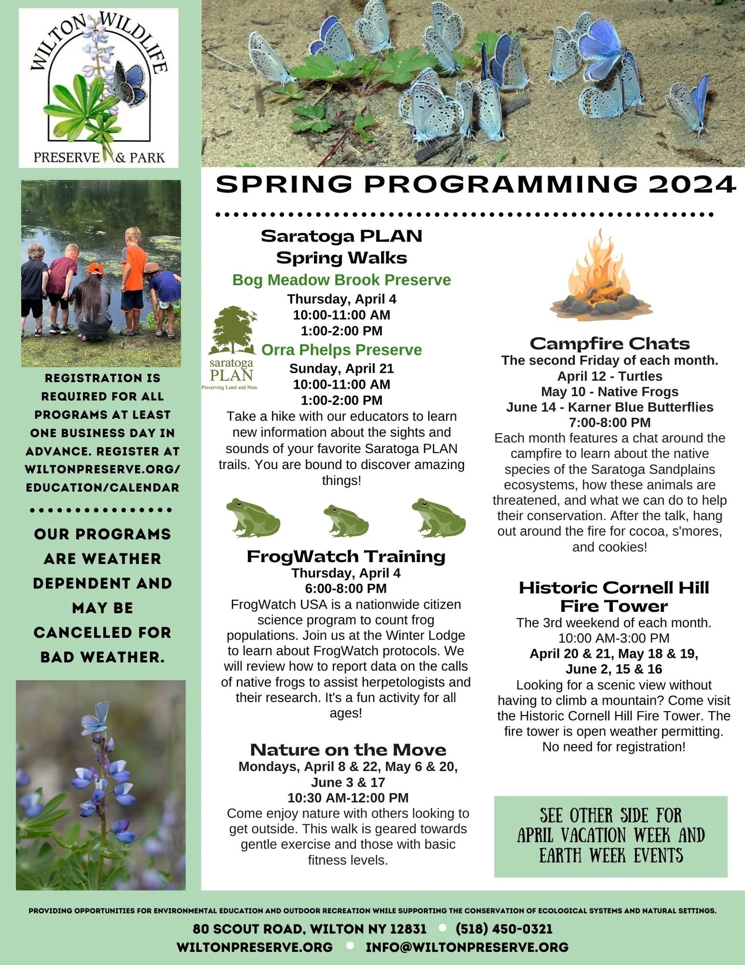 Calendar of Public Events