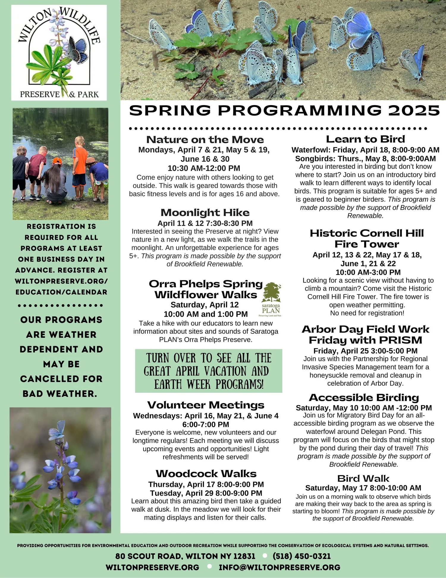 Calendar of Public Events