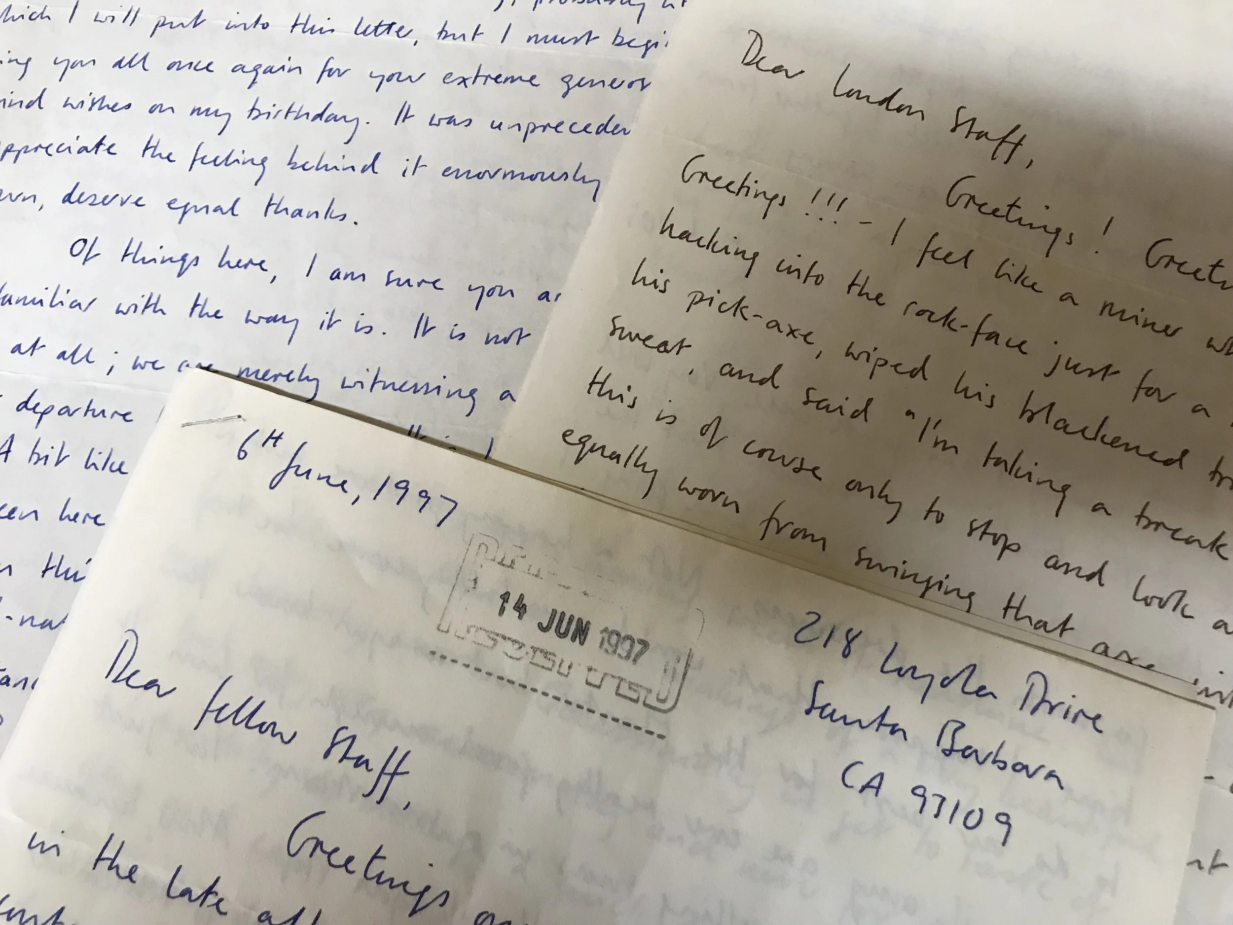 Letters — Sediment Of My Soul