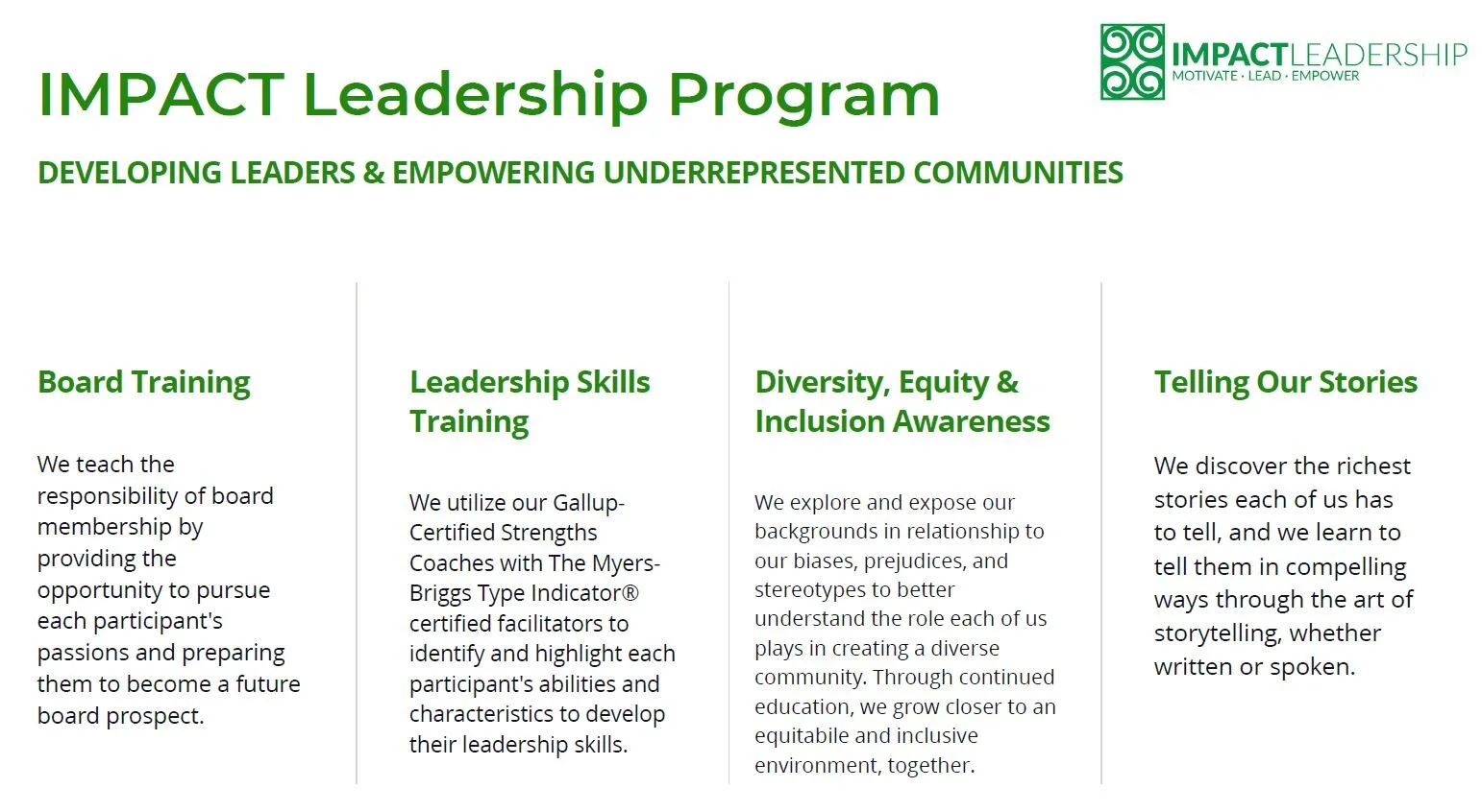 General 2 — IMPACT Leadership