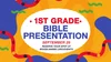 First Grade Bible Presentation — Woodlawn Baptist Church