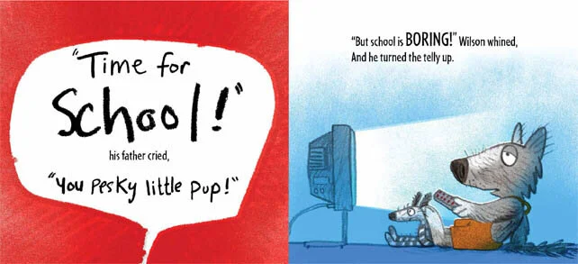 Whiffy Wilson, the Wolf who Wouldn't go to School — Caryl Hart