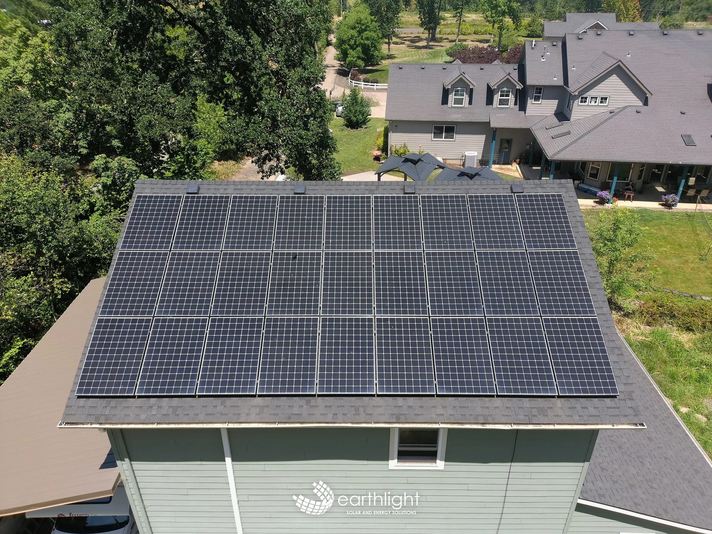 Albany, Oregon Solar Panels | Earthlight Tech Portfolio