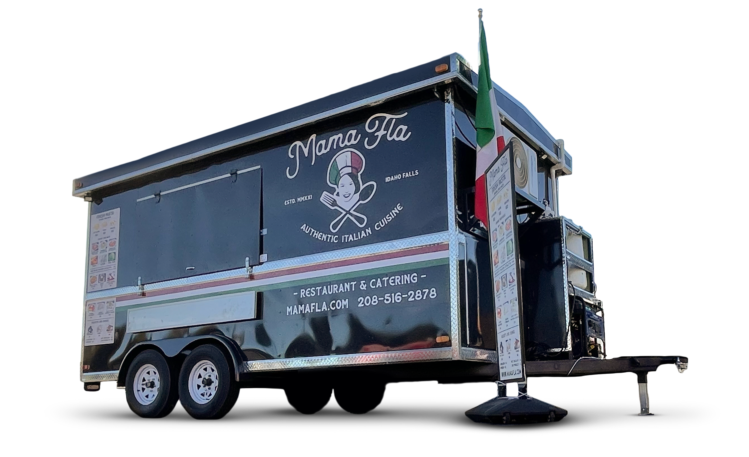 Food Trailer Menus — Mama Fla Authentic Italian Cuisine | Idaho Falls, ID