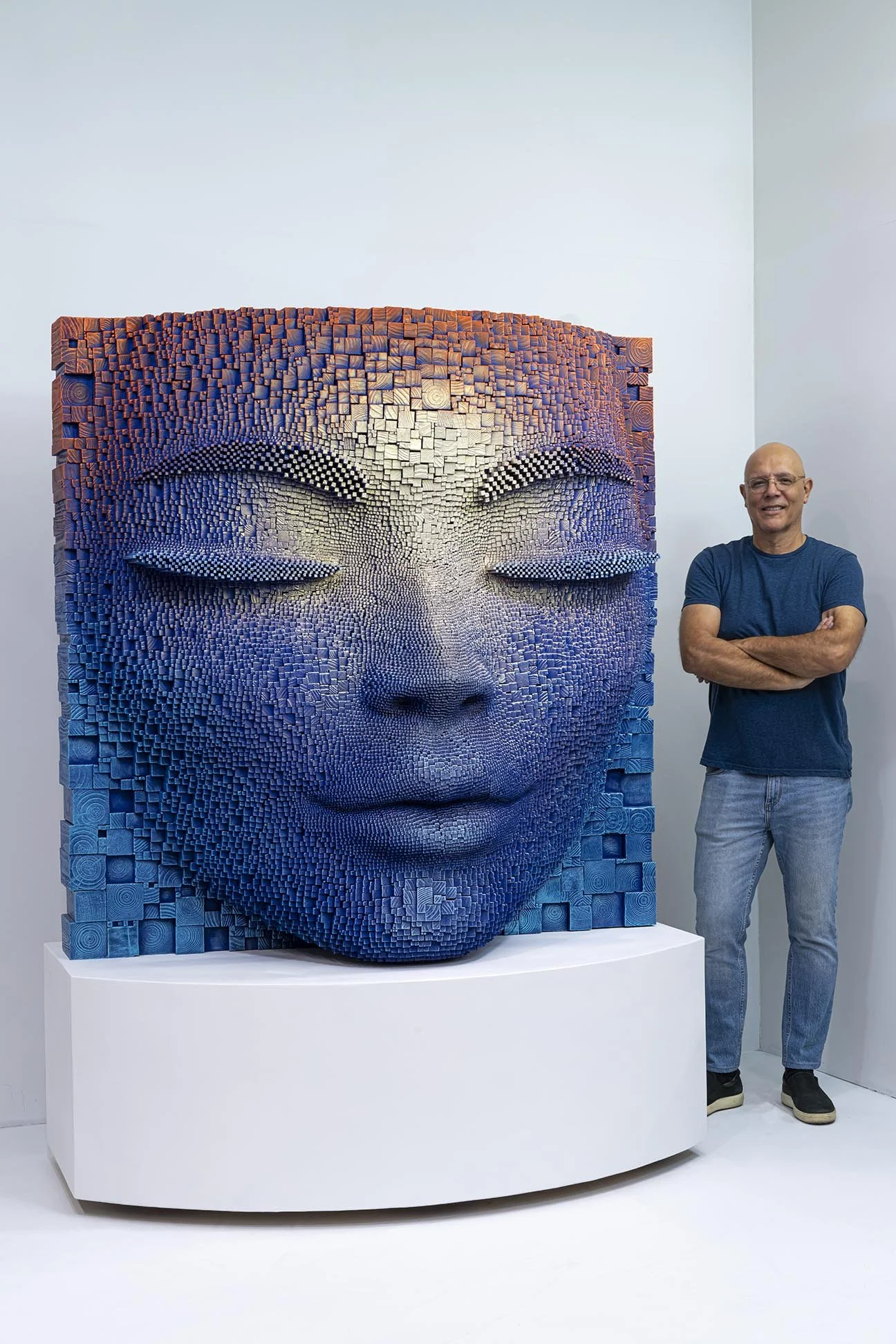 Pixelated Forms Sculptures — Gil Bruvel