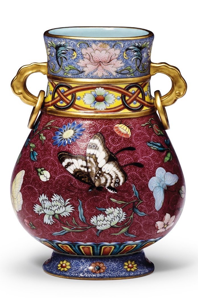 Chinese enamelled porcelain — Orientations