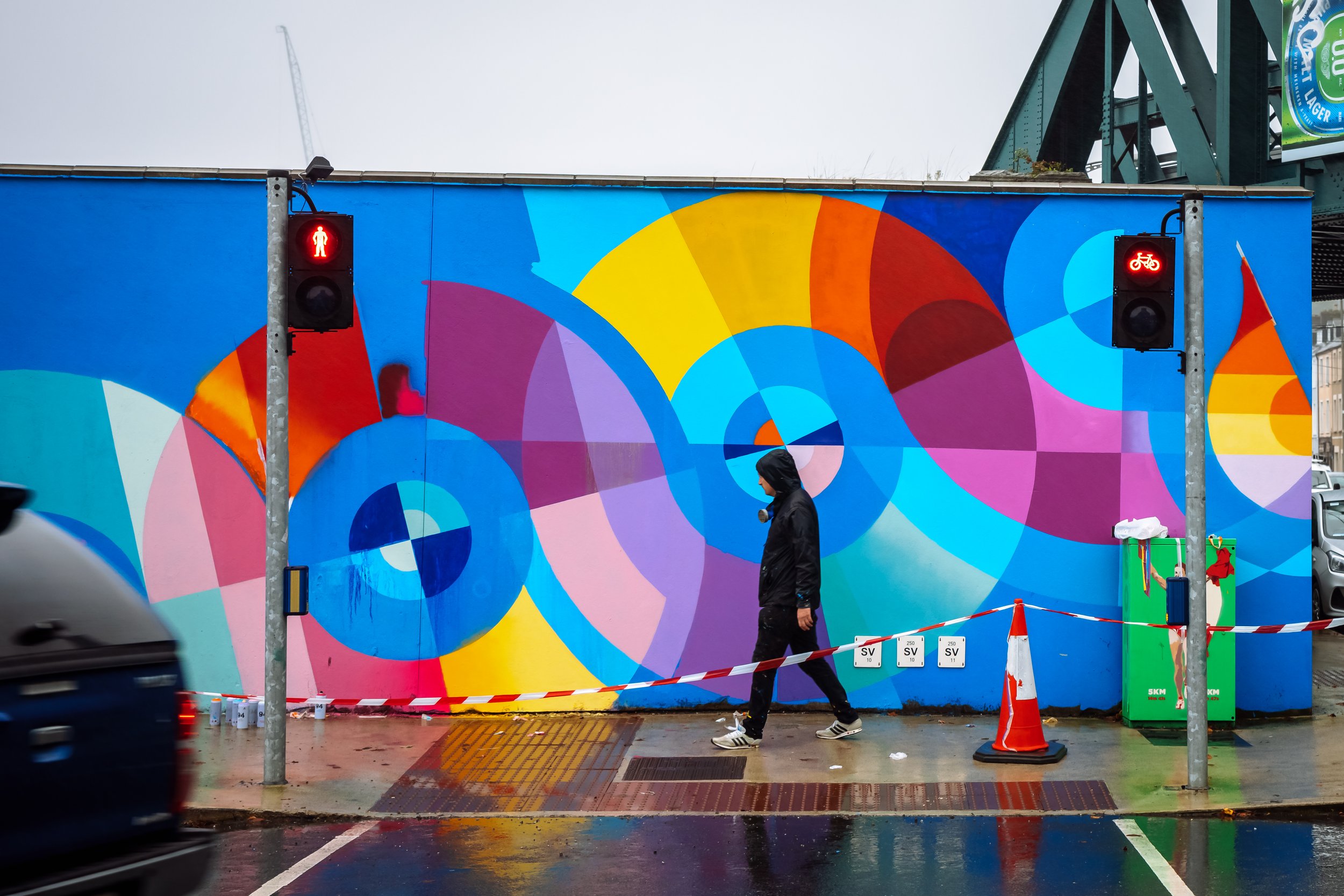 Mural artist Shane O'Malley