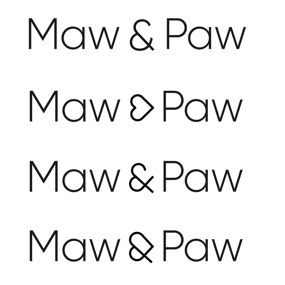 Business Design for Maw & Paw — Roy Studio