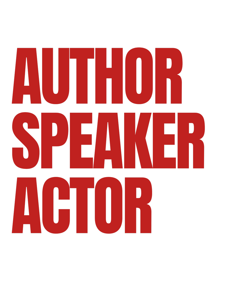 Author - Speaker - Actor — Mekka Don
