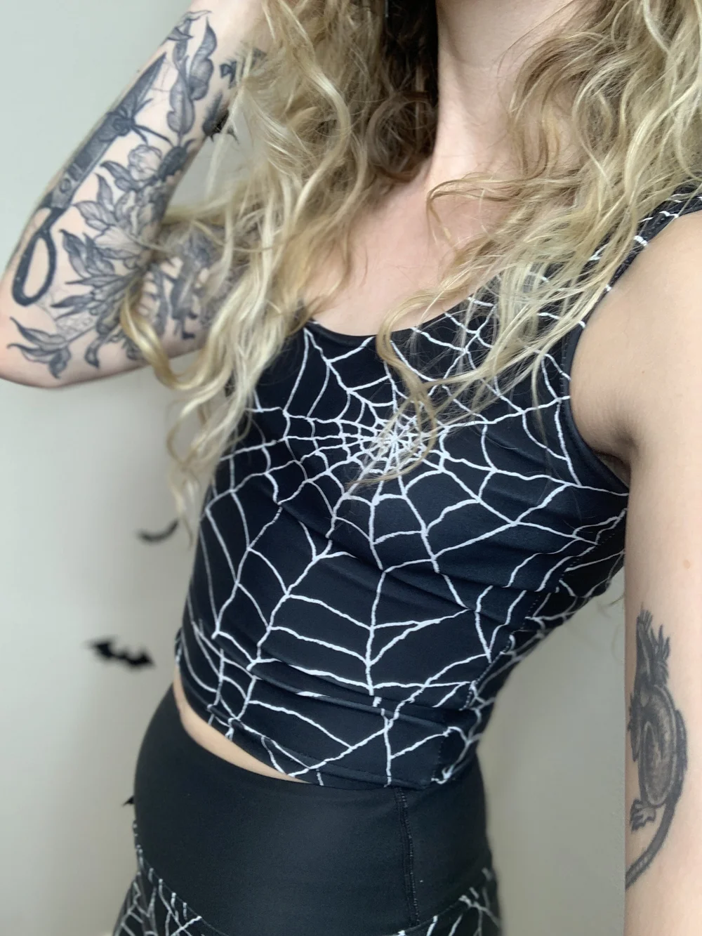 Spider Web Sports Bra — Black Widow Yoga