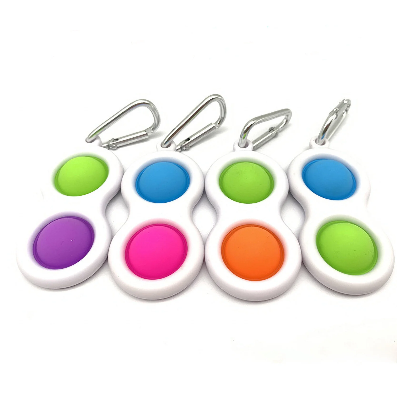 POPIT - Key Ring - Hexagon Two Pop — Sensory Regulation Wonderland