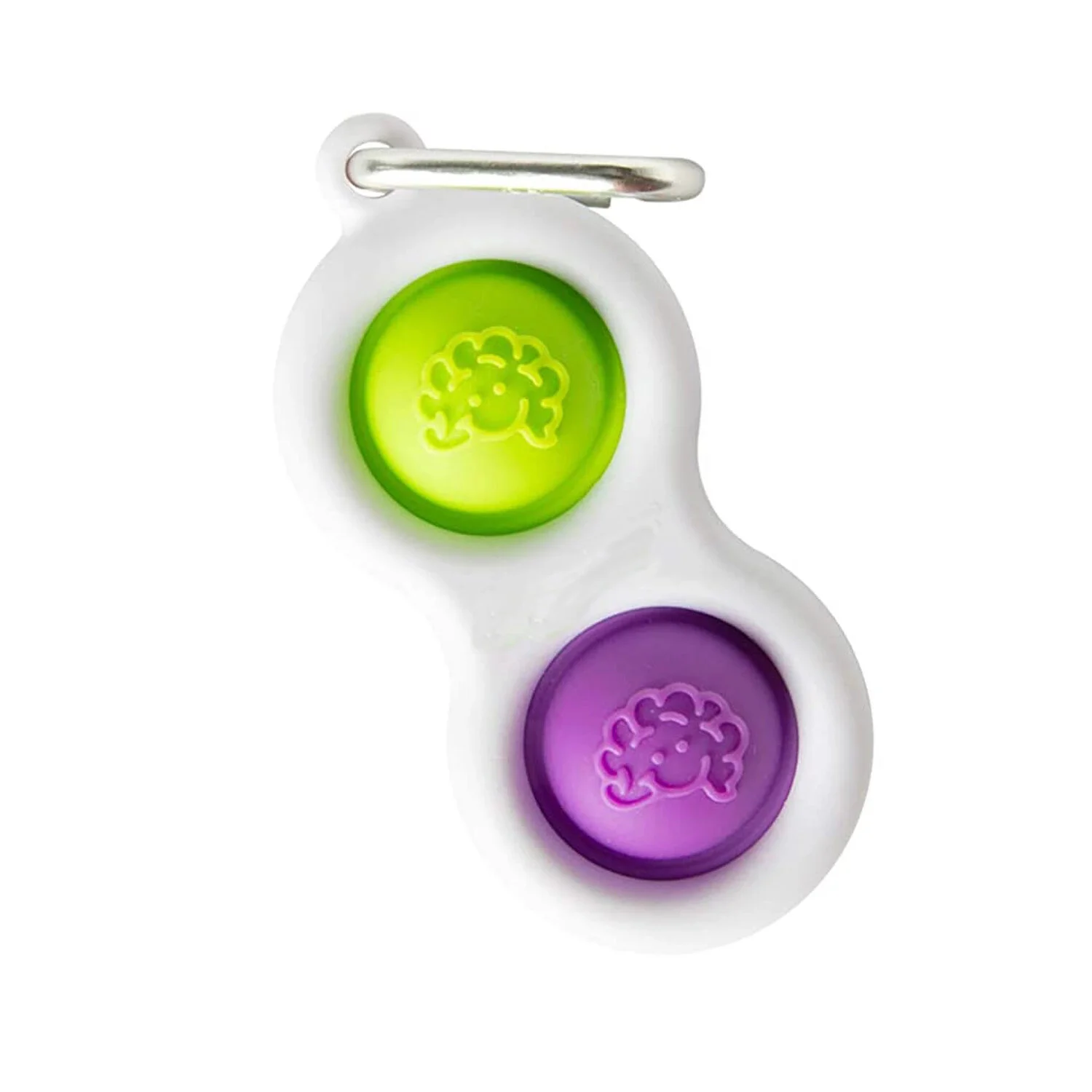 POPIT - Key Ring - Hexagon Two Pop — Sensory Regulation Wonderland