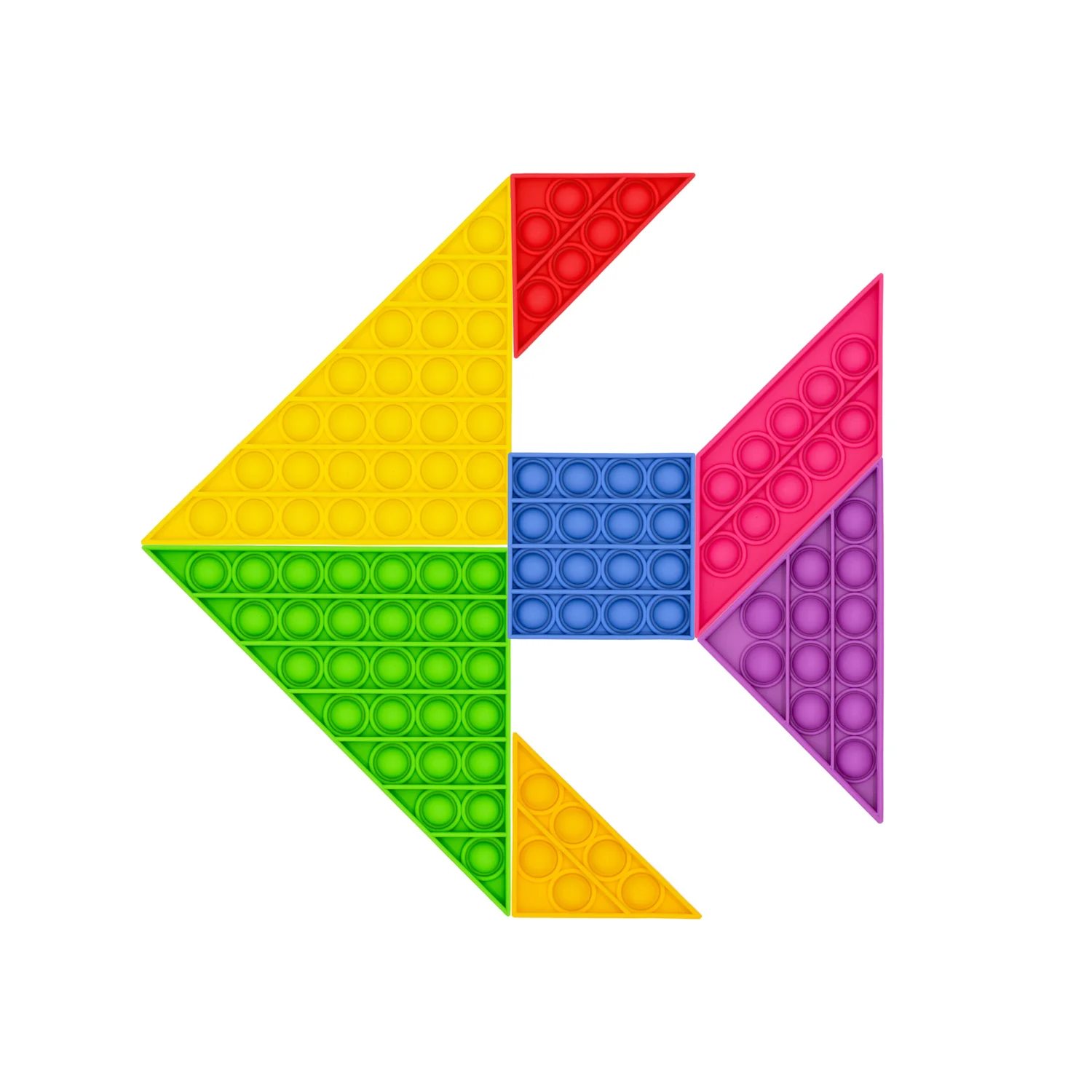 POPIT - Key Ring - Hexagon Two Pop — Sensory Regulation Wonderland