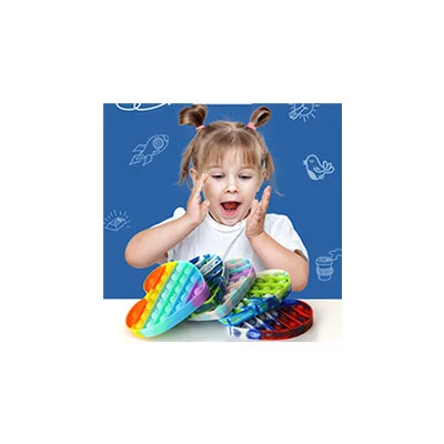 POPIT - Key Ring - Hexagon Two Pop — Sensory Regulation Wonderland