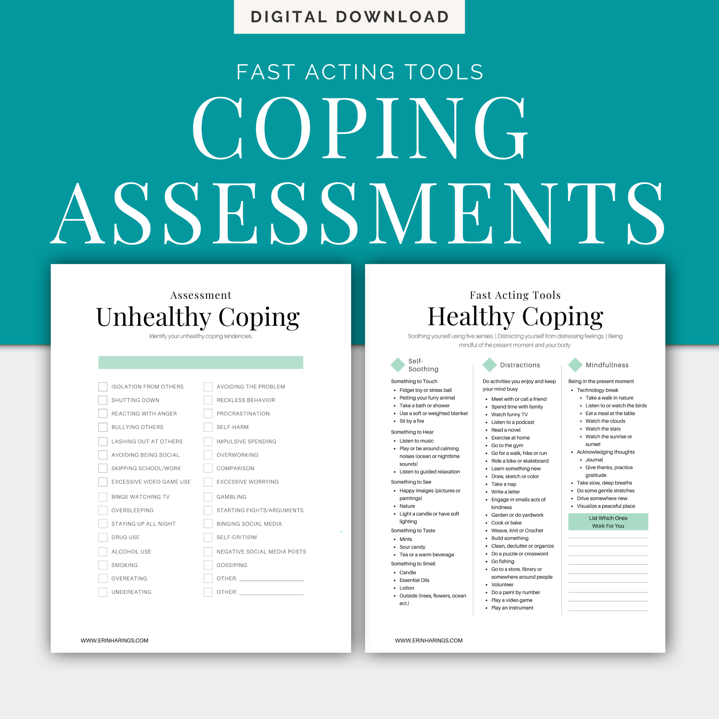 Fast Acting Coping Tools — Erin Harings Connecticut Counselor and ...