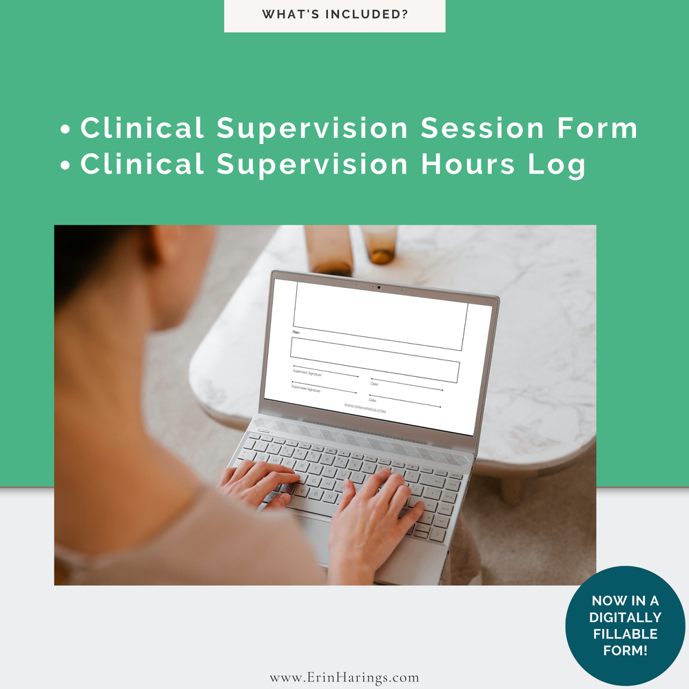 Clinical Supervision Template Bundle — Erin Harings Connecticut ...