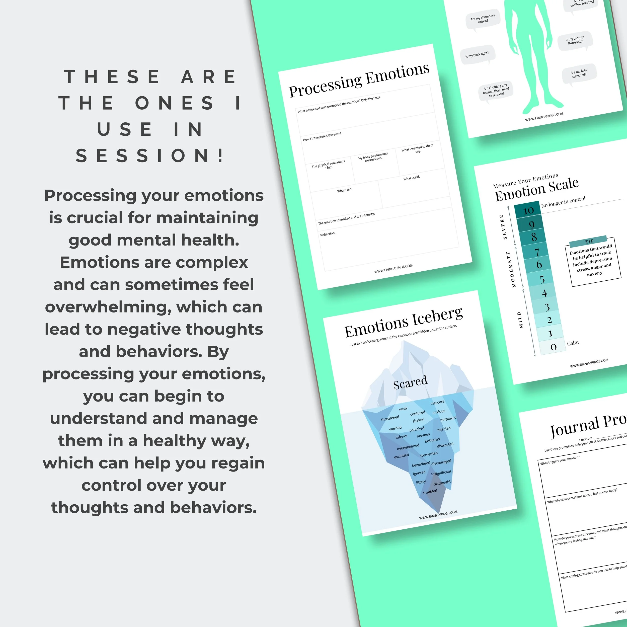 Thinking Traps & Change How You Think CBT Worksheet Bundle for Teens ...