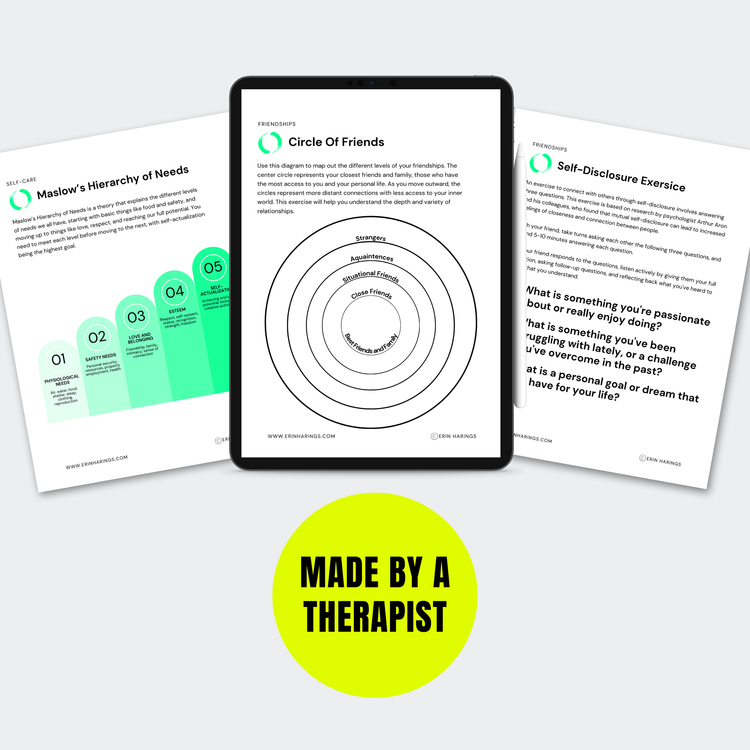 Emotion Processing Worksheets — Erin Harings Connecticut Counselor and ...