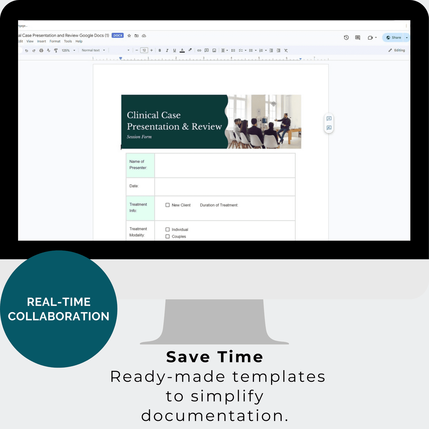 Case Presentation & Group Clinical Supervision Templates — Erin Harings ...