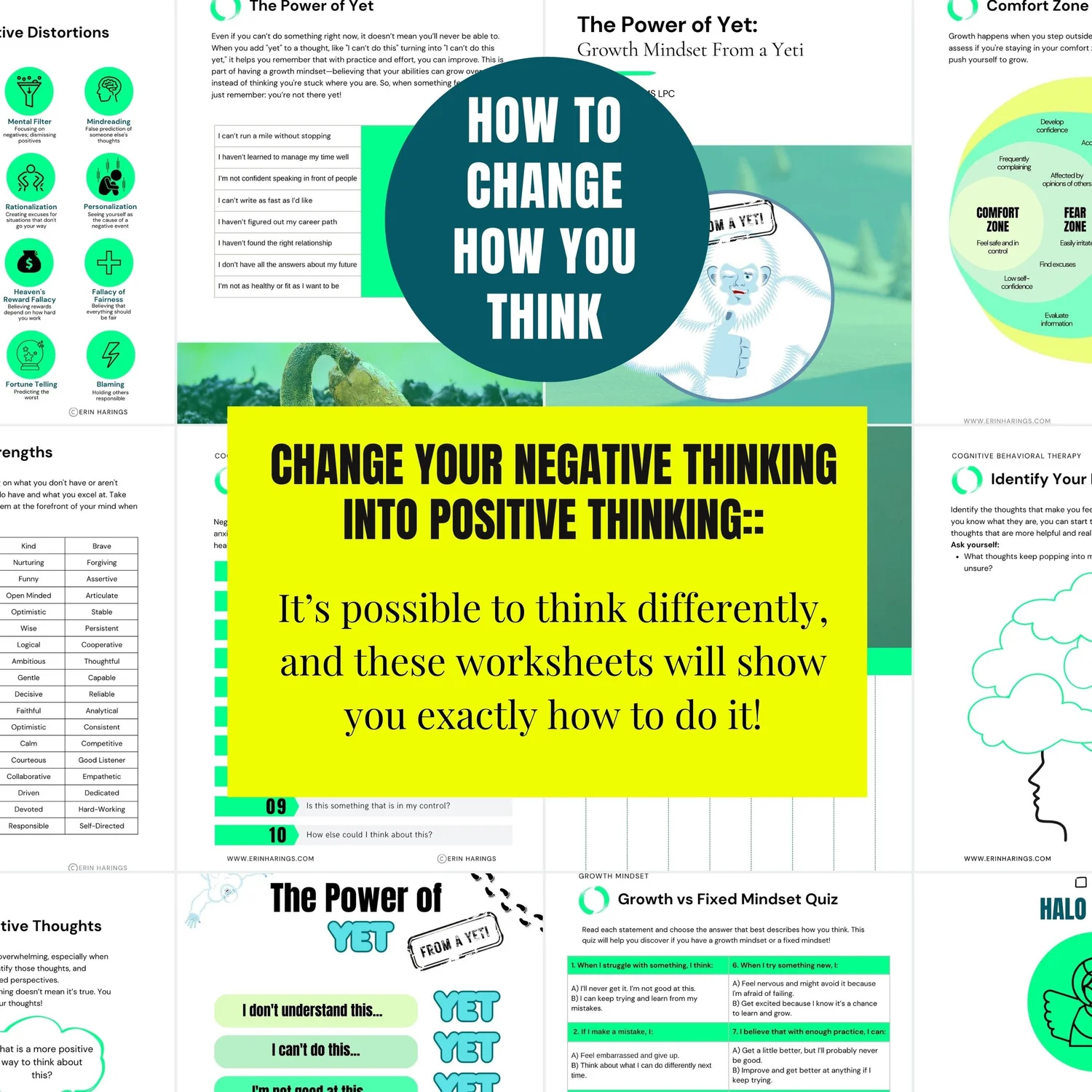 Emotion Processing Worksheets — Erin Harings Connecticut Counselor and ...
