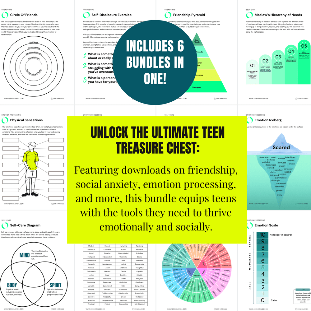 Emotion Processing Worksheets — Erin Harings Connecticut Counselor and ...