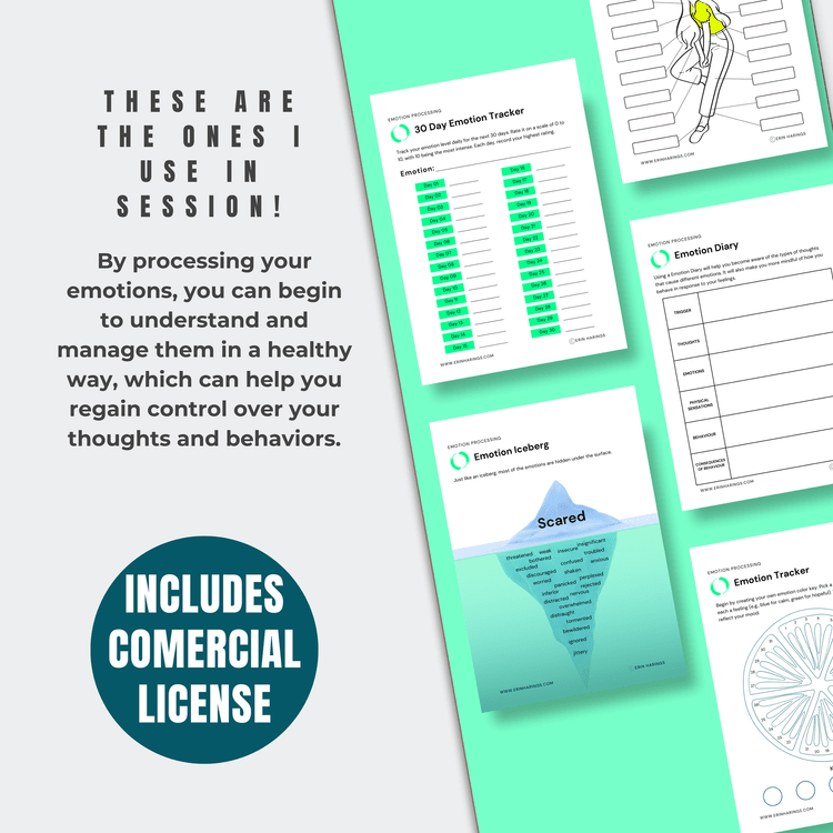 Thinking Traps & Change How You Think CBT Worksheet Bundle for Teens ...