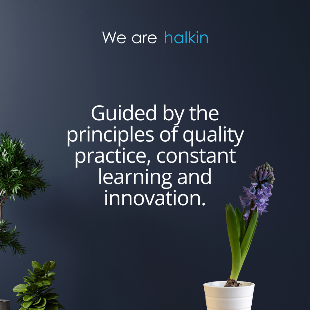 We are halkin