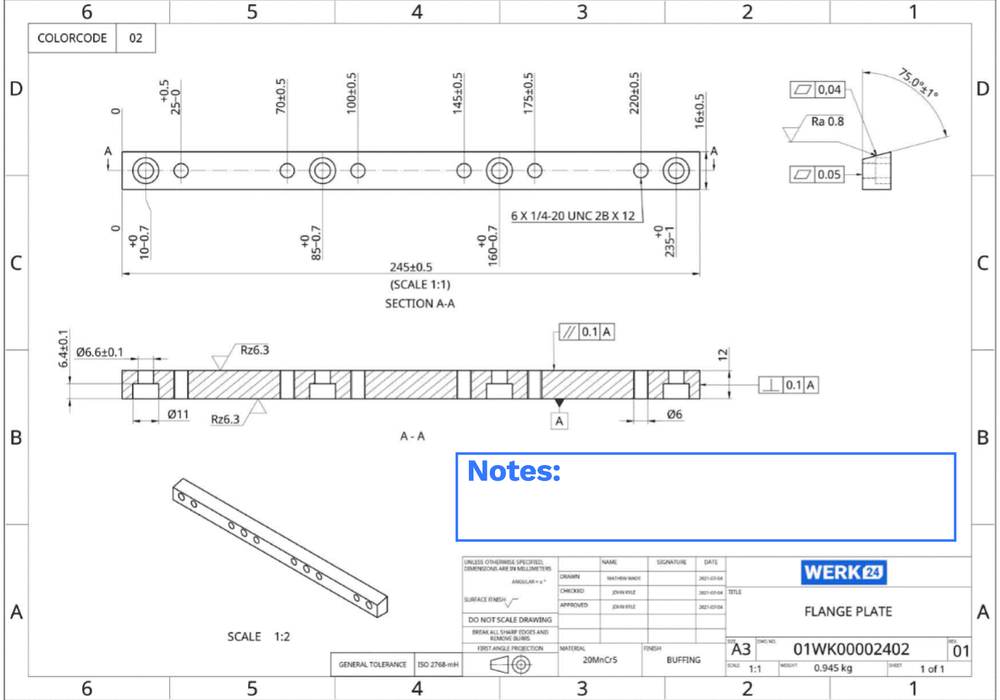 Werk24 Explains The Technical Drawing Language Basics